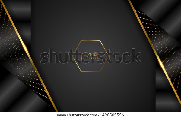 Dynamic Luxurious Dark Grey Background Abtract Stock Vector (Royalty ...
