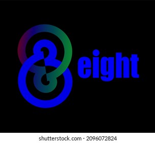 Dynamics 8 Eight Company Logo Stock Vector (Royalty Free) 2096072824 ...