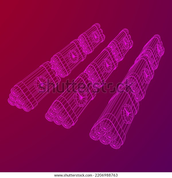 Dynamite Bomb Countdown Clock Military Detonate Stock Vector (Royalty ...