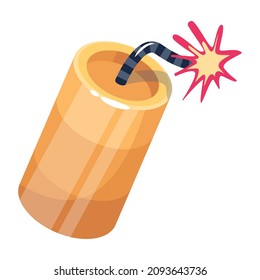 Dynamite Bomb Fire Crackers Stock Vector (Royalty Free) 2093643736 ...