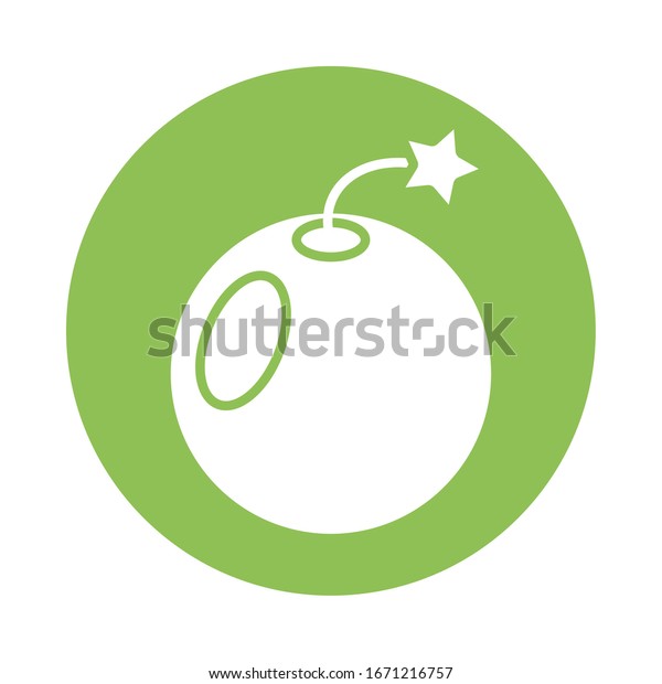 Dynamite Bomb Silhouette Style Icon Vector Stock Vector (Royalty Free ...