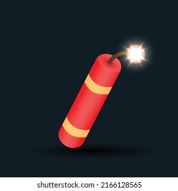 Dynamite Emoji Vector Illustration Isolated On Stock Vector (Royalty ...