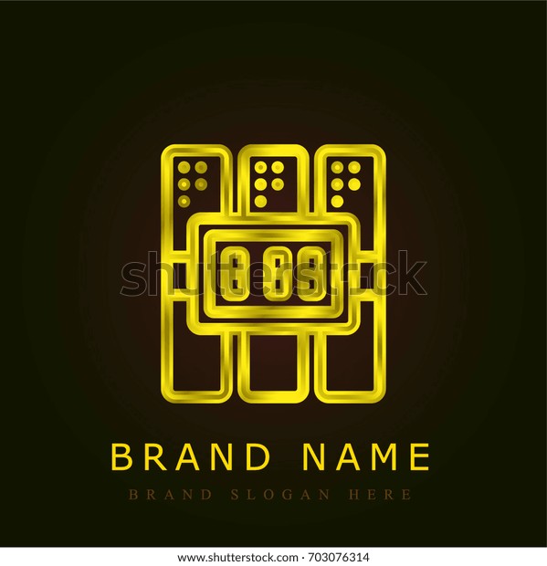 Dynamite Golden Metallic Logo Stock Vector (Royalty Free) 703076314 ...