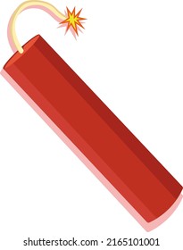 Dynamite Isolated On White Background Stock Vector (Royalty Free ...
