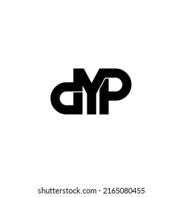Dyp Letter Original Monogram Logo Design Stock Vector (Royalty Free ...