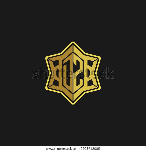 Dz Initial Letters Monogram Logo Gaming Stock Vector (Royalty Free ...