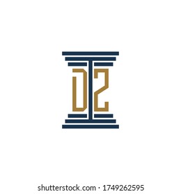Dz Logo Design Vector Icon Symbol Stock Vector (Royalty Free ...