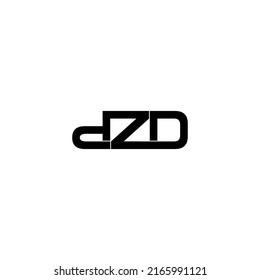 Dzd Letter Original Monogram Logo Design Stock Vector (Royalty Free ...