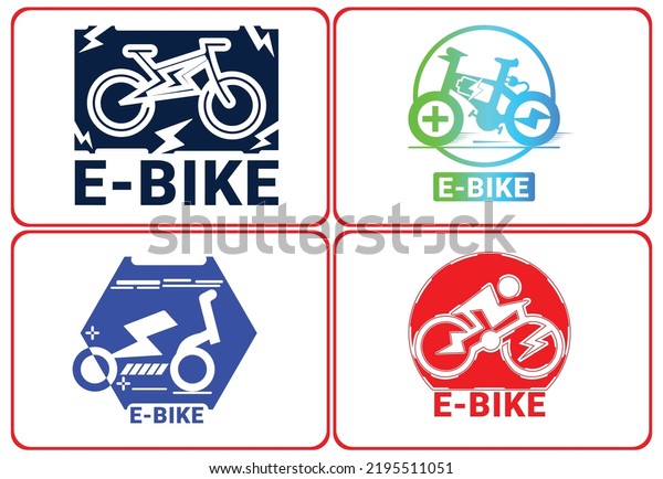 E Bike Logo Icon Design Template Stock Vector (Royalty Free) 2195511051 | Shutterstock