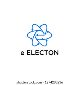 E Electron Logo Design Inspiration Vector Stock Vector (Royalty Free ...