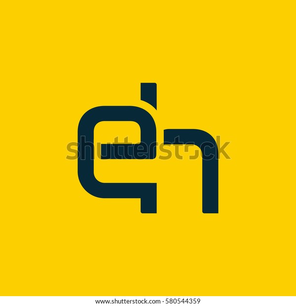 E H Letter Logo Design Vector Stock Vector (Royalty Free) 580544359 ...
