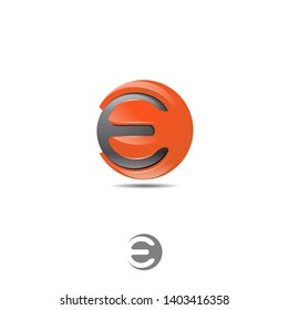 E Letter 3d Logo Template Stock Vector (Royalty Free) 1403416358 ...