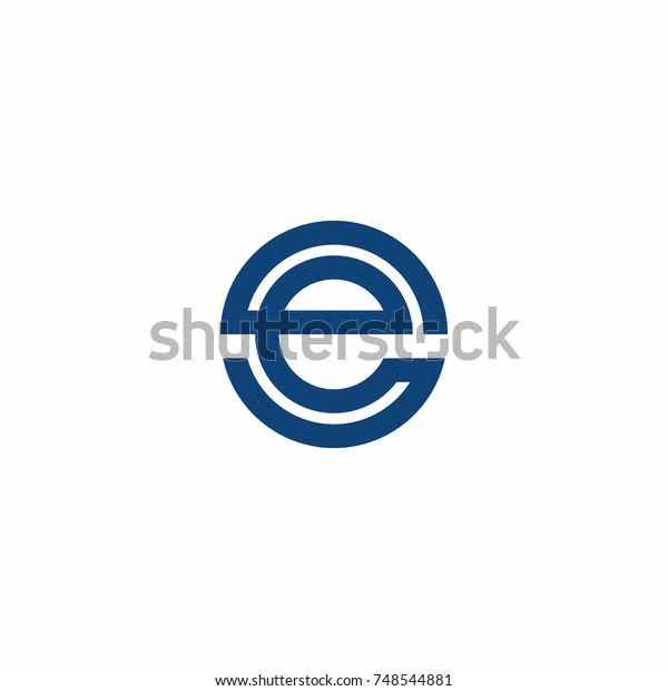 E Letter Initial Signal Circle Logo Stock Vector (Royalty Free) 748544881