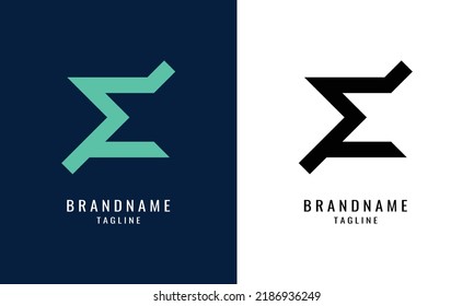 E Logo Minimalist Elegant Concept Monogram Stock Vector (Royalty Free ...