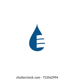 E Water Logo Vector Stock Vector (Royalty Free) 713562994 | Shutterstock