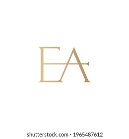 Ea Creative Elegant Concept Logo Design Stock Vector (Royalty Free) 1965487612 | Shutterstock