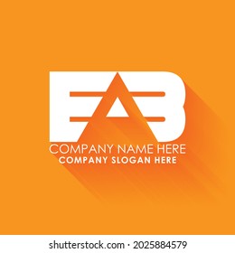 Eab Letter Shape Letter Eab Initial Stock Vector (Royalty Free ...