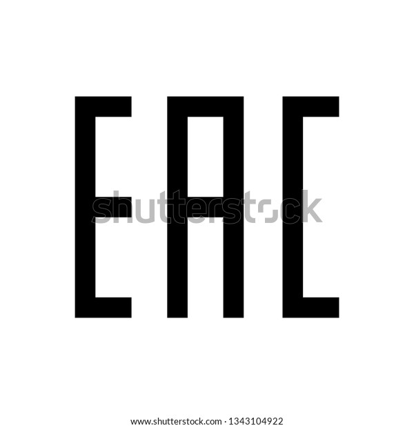 Eac Sign Vector Illustration Symbol Eurasian Stock Vector (Royalty Free ...