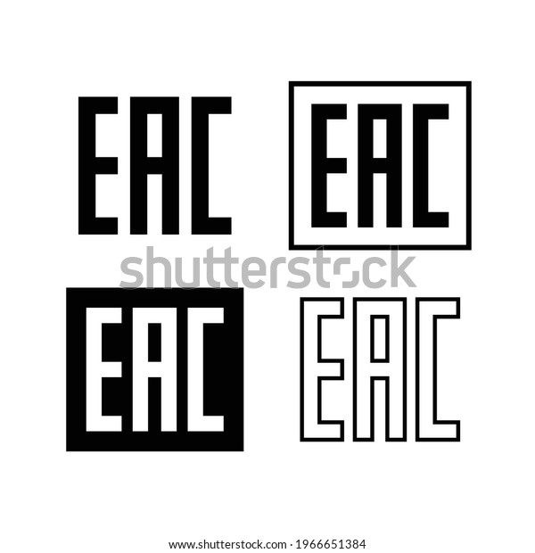 Eac Sign Vector Illustration Symbol Eurasian Stock Vector (Royalty Free ...
