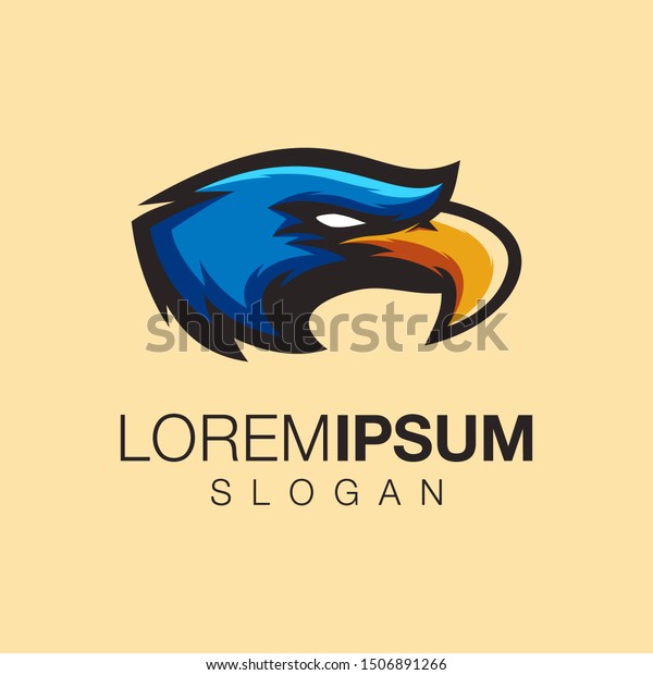 Eagle Color Logo Design Vector Stock Vector (Royalty Free) 1506891266 ...