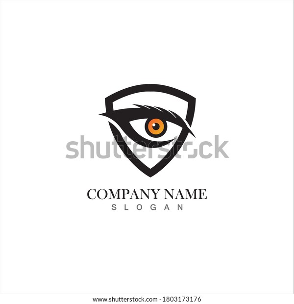 Eagle Eye Logo Concept Design Template Stock Vector (Royalty Free ...