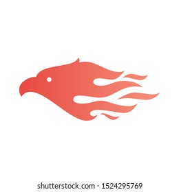 Eagle Fire Bird Logo Vector Icon Stock Vector (Royalty Free) 1524295769 ...