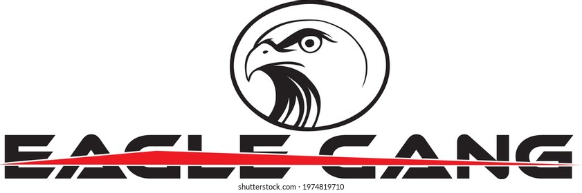 Eagle Gang Logo Vector Design Stock Vector (Royalty Free) 1974819710 ...