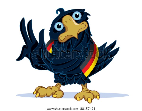 Eagle German Flag Stock Vector (Royalty Free) 88157491 | Shutterstock