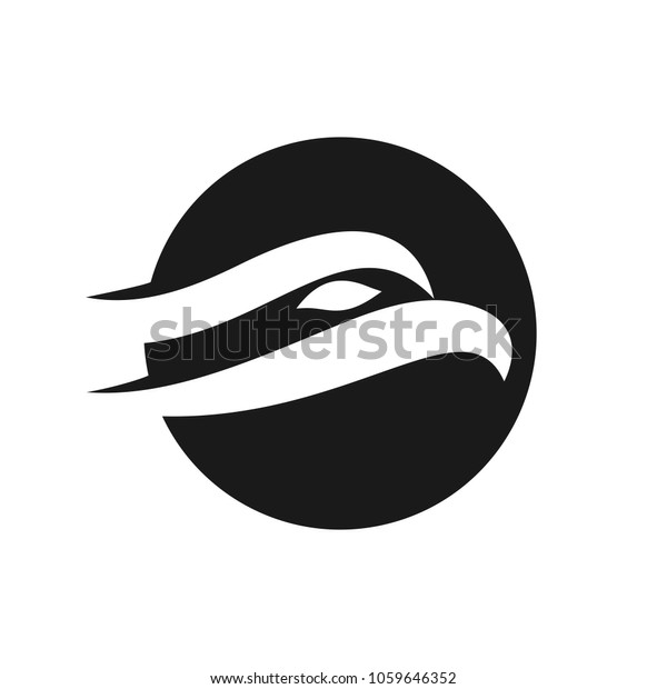 Eagle Head Circle Symbol Logo Vector Stock Vector (Royalty Free ...