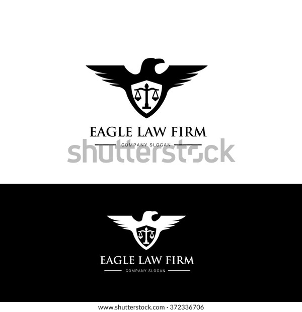 Eagle Law Firm Logo Template Stock Vector (Royalty Free) 372336706 ...