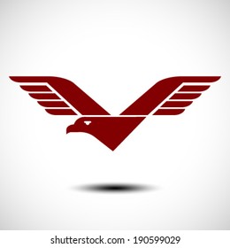 Eagle Symbol Vector Illustration: เวกเตอร์สต็อก (ปลอดค่าลิขสิทธิ์ ...