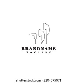 Ear Buds Logo Icon Design Template Stock Vector (Royalty Free ...
