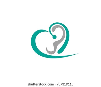 Ear Care Logo Stock Vector (Royalty Free) 737319115