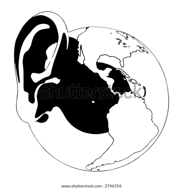 Ear Earth Stock Vector (Royalty Free) 3746596 | Shutterstock