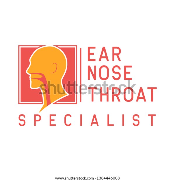Ear Nose Throat Ent Logo Otolaryngologists Stock Vector (Royalty Free ...