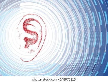 9,542 Sound waves ear Images, Stock Photos & Vectors | Shutterstock