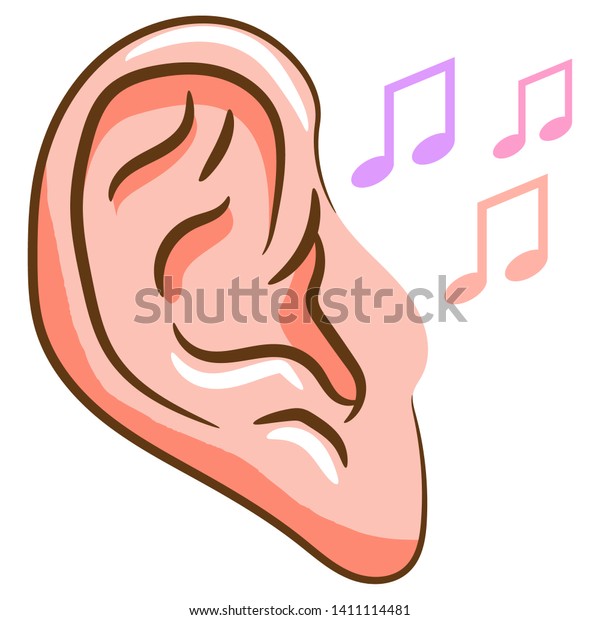 Ear Vector Graphic Clipart Design Stock Vector (Royalty Free ...