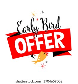 476 Early Bird Deal Images, Stock Photos & Vectors | Shutterstock