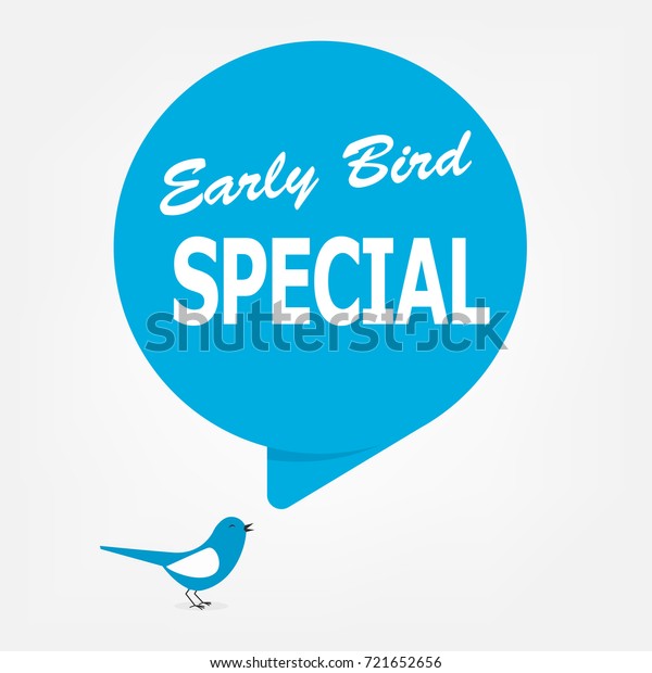 early bird special discount poster design