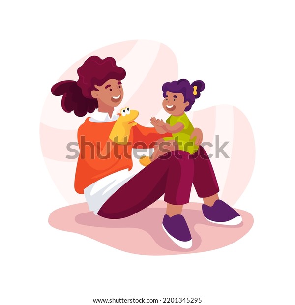 Early Speaking Attempts Isolated Cartoon Vector Stock Vector (Royalty ...