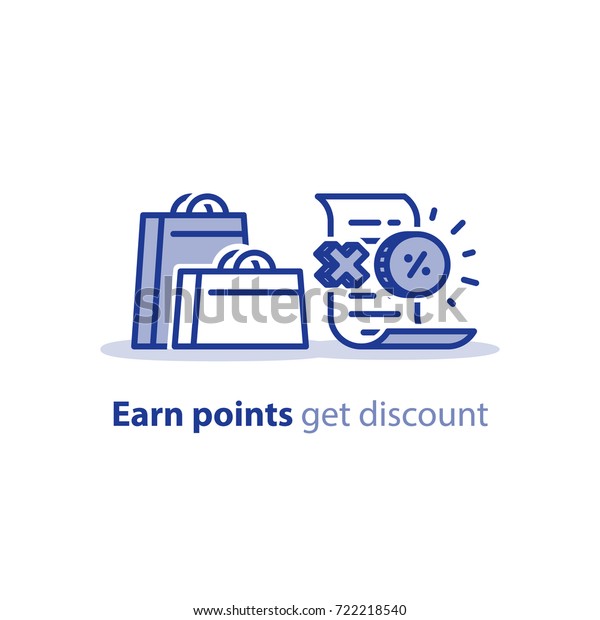 Earn Points Every Purchase Reward Program Stock Vector (Royalty Free ...