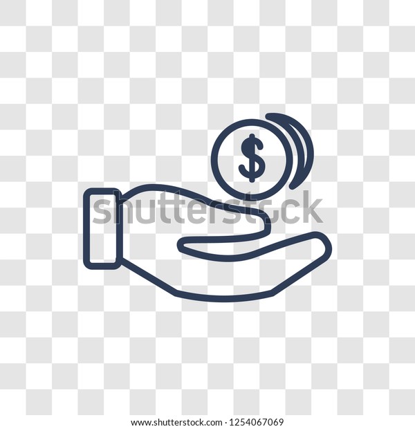 Earnings Icon Trendy Linear Earnings Logo Stock Vector (Royalty Free ...