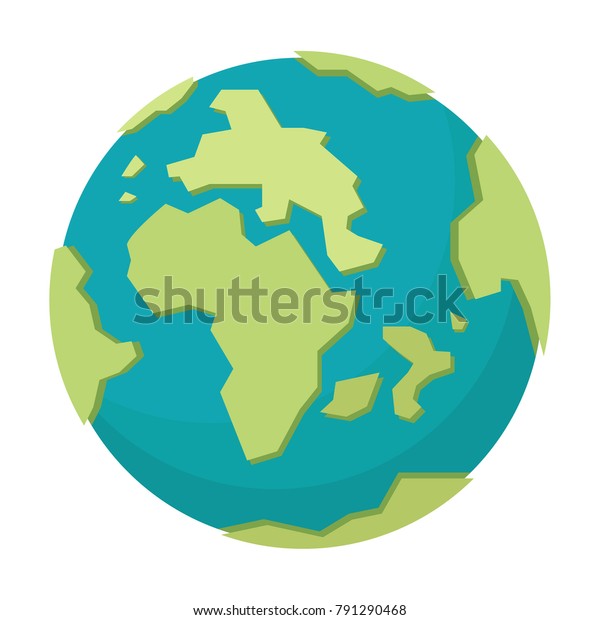 Earth Cartoon Vector Free Space Text Stock Vector (Royalty Free ...