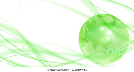 Earth Eco Curve Background Stock Vector (Royalty Free) 1150807451 ...