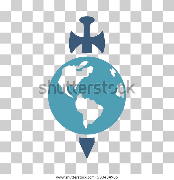Earth Guard Vector Pictograph Illustration Style Stock Vector (Royalty ...