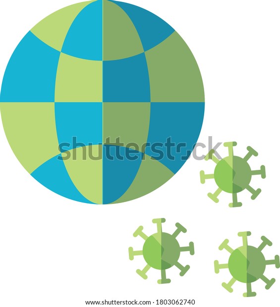 Earth Has Been Quarantined Vector Color Stock Vector (Royalty Free ...