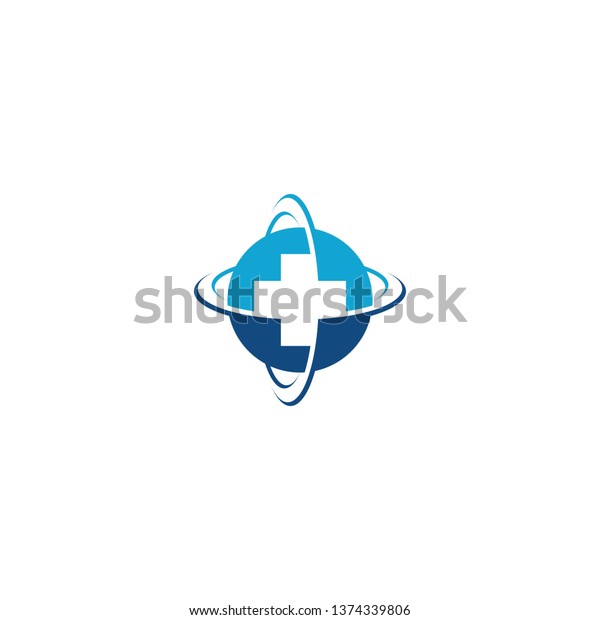 Earth Health Logo Vector Stock Vector (Royalty Free) 1374339806 ...