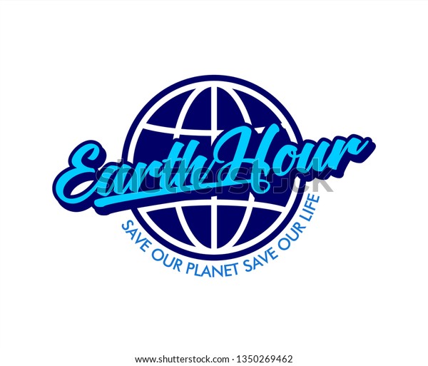 Earth Hour Logo Designs Template Creative Stock Vector (Royalty Free ...