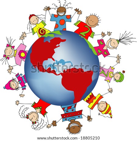 Children Around The World Clipart | Free download on ClipArtMag