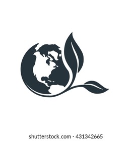 Earth Logo Design Stock Vector (Royalty Free) 431342665 | Shutterstock
